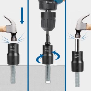 THINKPRO Lug Nut Removal Tool,13 PCS Lug Nut Socket Set, 1/2-Inch Drive Bolt Nut Extractor Kit, Easy Out Lug Nut remover for Damaged, Frozen, Studs, Rusted, Rounded-Off Bolts & Nuts Screws