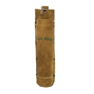 leather welding rod bag,leather rod holder welding electrode storage can welding tools rod bag