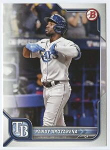 2022 bowman #79 randy arozarena rays baseball mlb