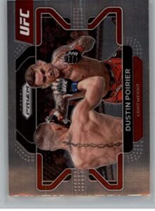 2022 panini prizm ufc #21 dustin poirier official mma trading card in raw (nm or better) condition