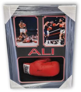 muhammad ali hand signed autographed everlast boxing glove framed jsa