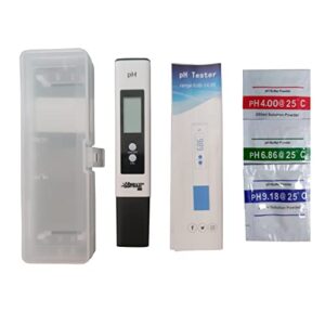 Divolight Water Tester PH Meter, Digital PH Meter 0.01 PH High Accuracy Water Quality Tester with 0-14 PH Measurement Range for Household Drinking, Pool and Aquarium Water PH Tester Design with ATC