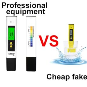 Divolight Water Tester PH Meter, Digital PH Meter 0.01 PH High Accuracy Water Quality Tester with 0-14 PH Measurement Range for Household Drinking, Pool and Aquarium Water PH Tester Design with ATC