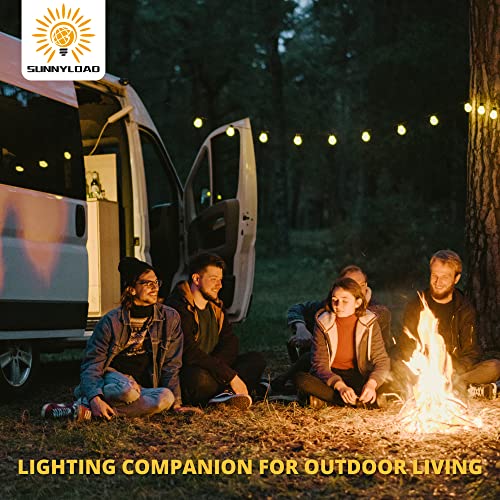 Sunnyload String Lights USB Powered 15FT,6 LED Camping Light String, Commercial Grade Hanging Lights Outdoor Waterproof and Shatterproof,Lightweight,Easy to Fold & Carry.