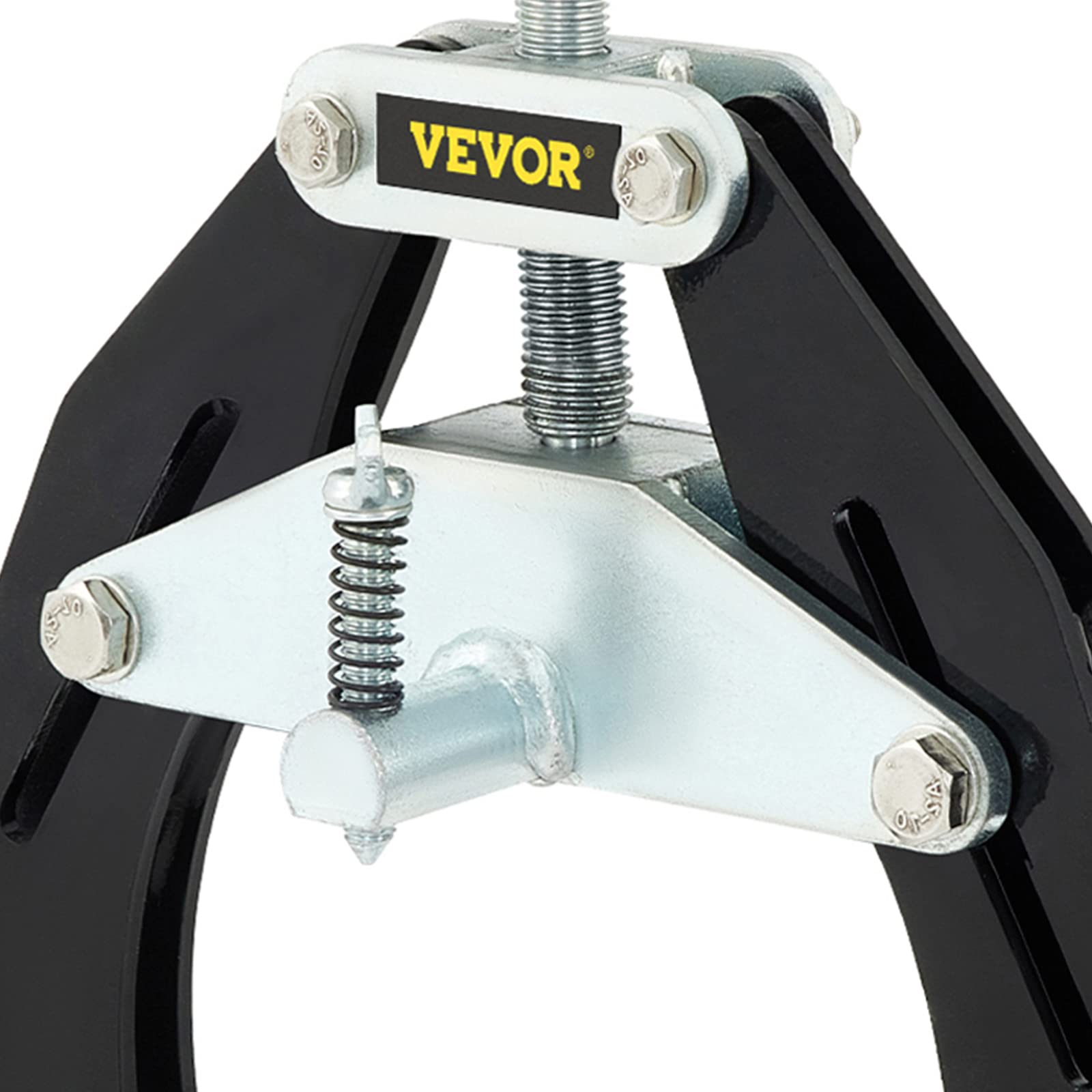 VEVOR Pipe Clamp, 2 to 6 in, High Strength Ultra Clamp with Quick Acting Screws, Steel Pipe Alignment Tool with Lightweight Design, Black