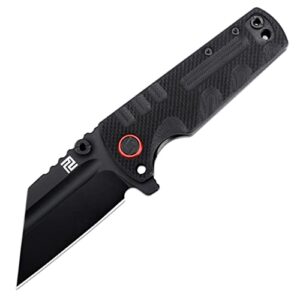 artisancutlery tactical knife proponent subsize (1820ps) d2 steel black pvd blade black g10 handle pocket knife folding knife edc knife