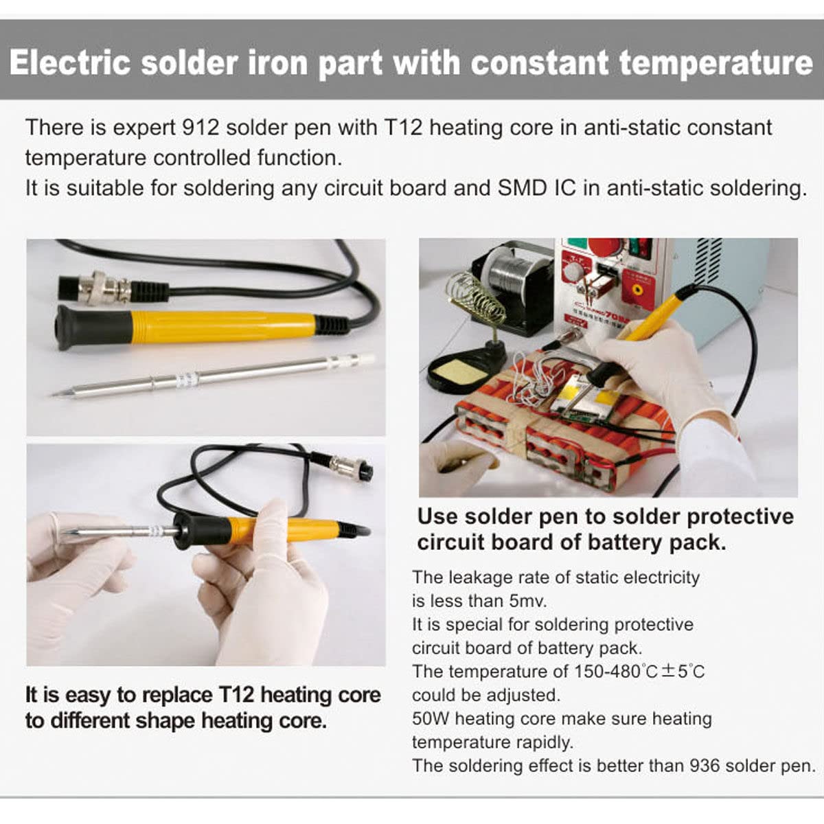 RCBDBSM Spot Welder - Battery Welding Machine 709A 3.2KW Battery Spot Welder & Soldering Station Portable Pulse Welding Machine for Battery Pack 18650 14500 Lithium Batteries