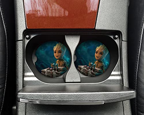 Groot with Bomb Car Coasters - Set of 2