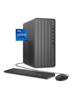 hp envy desktop, 12th gen intel core i7-12700, 16 gb ram, 512 gb ssd & 1 tb sata hard drive, windows 11 pro, wi-fi & bluetooth, wired keyboard & mouse, pre-built pc tower (te01-3022, 2022)