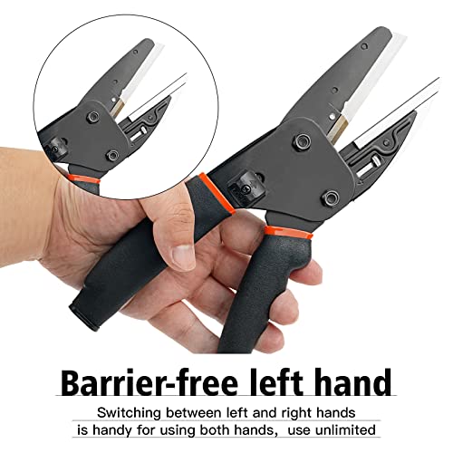 Multipurpose Box Cutter Heavy Duty - Utility Scissors All Purpose Heavy Duty,Industrial Grade,6 in 1 with Safety Lock and Thread Trimming,Non-Slip Handle Universal Cutting Tool