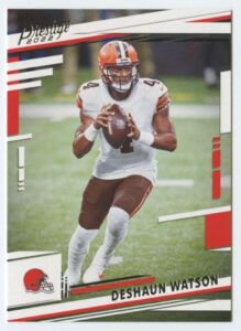 2022 panini prestige #70 deshaun watson cleveland browns nfl football trading card