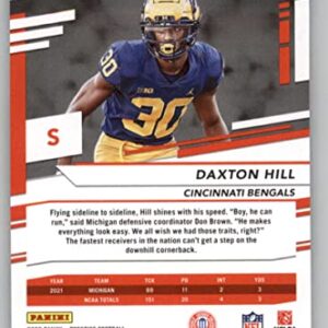 2022 Panini Prestige #342 Daxton Hill RC Rookie Cincinnati Bengals NFL Football Trading Card