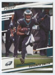 2022 panini prestige #237 devonta smith philadelphia eagles nfl football trading card