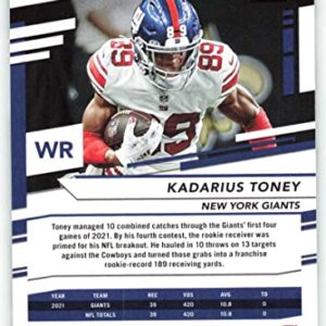 2022 Panini Prestige #220 Kadarius Toney New York Giants NFL Football Trading Card