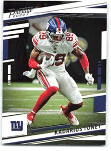 2022 panini prestige #220 kadarius toney new york giants nfl football trading card