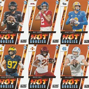 2022 Panini Score Football Cards Hot Rookie INSERT SET 15 CARDS Kenny Pickett Ridder Corral Hutchinson Olave and More