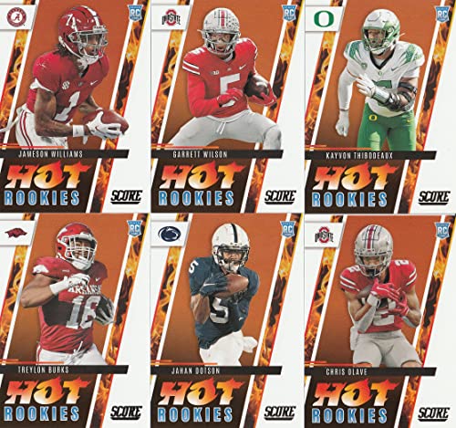 2022 Panini Score Football Cards Hot Rookie INSERT SET 15 CARDS Kenny Pickett Ridder Corral Hutchinson Olave and More