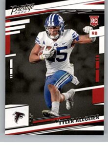 2022 panini prestige #357 tyler allgeier rc rookie atlanta falcons nfl football trading card