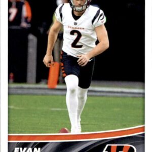 2022 Panini NFL Sticker Card #33 Evan McPherson Cincinnati Bengals Football Card