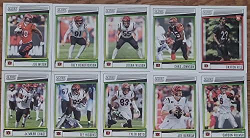 2022 Panini Score Football Cincinnati Bengals Team Set Gift Pack 2022 Score Team Plus Bonus Bengals Set 2010-2022