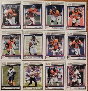 2022 panini score football denver broncos team set gift pack 2022 score team plus bonus broncos set 2010-2022