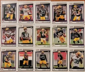 2022 panini score football green bay packers team set gift pack 2022 score team plus bonus packers set 2010-2022