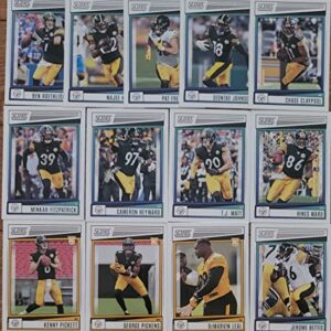 2022 Score Panini Pittsburgh Steelers Team Set Plus 400 Football Card NFL Starter Gift Pack Many Stars, Rookies, Hall Of Famers, Tom Brady, Brees, Rodgers, Manning