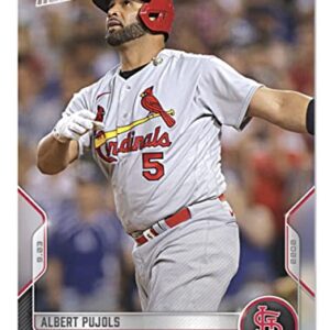 2022 Topps Now Albert Pujols #951-4th Player in MLB History to hit 700 Career HRs- St. Louis Cardinals baseball trading card- Shipped in Protective Screwdown Holder