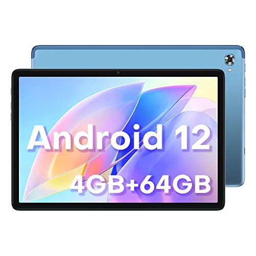 TECLAST Android 12 Tablet 10 inch, Tablets P30S 4GB RAM+64GB ROM(TF 1TB), 8-Core Processor 2.0GHz, 2.4G&5G WiFi Tablet, Face Recognition, Dual Cameras, BT5.0, GPS, Google GMS Certified