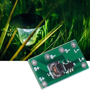 Solar Light Circuit Board, Solar Control Board, Solar Lamp Controller Module, 10pcs Solar Lamp Circuit Board Solar Controller Board Module for Road Stud Light