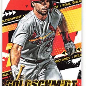 2022 Topps Fire #122 Paul Goldschmidt NM-MT St. Louis Cardinals Baseball