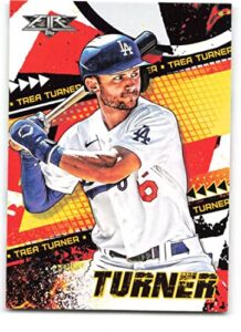 2022 topps fire #57 trea turner nm-mt los angeles dodgers baseball