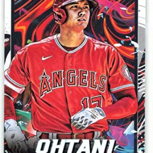 2022 Topps Fire #35 Shohei Ohtani NM-MT Los Angeles Angels Baseball