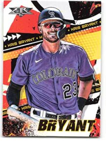 2022 topps fire #186 kris bryant nm-mt colorado rockies baseball