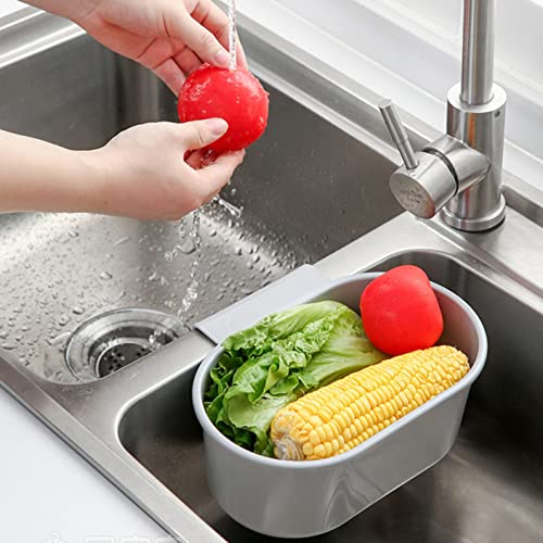 2 pcs Kitchen Sink Drain Basket for Double Bowl Kitchen Sinks, Colander and Pasta Strainer, Colanders & Food Strainers, Strainers and Colanders