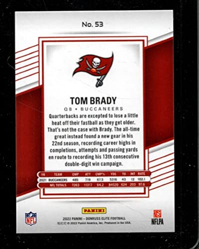 2022 DONRUSS ELITE #53 TOM BRADY NMMT BUCCANEERS