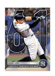 2022 topps topps now #975 aaron judge 61 homeruns new york yankees nm-mt