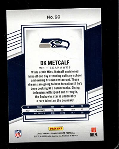 2022 DONRUSS ELITE #99 DK METCALF NMMT SEAHAWKS