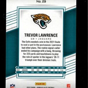 2022 DONRUSS ELITE #29 TREVOR LAWRENCE NMMT JAGUARS