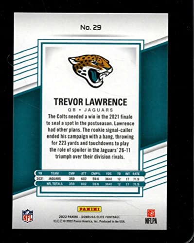 2022 DONRUSS ELITE #29 TREVOR LAWRENCE NMMT JAGUARS