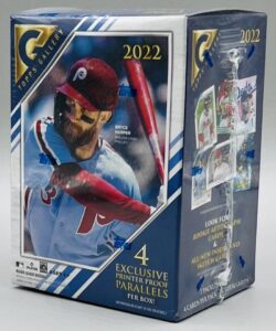 2022 topps gallery baseball 7-pack blaster box 4 exclusive printer proof parallels per box