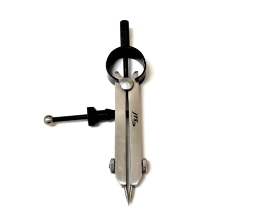 3" Adjustable Divider Precision Scriber and Caliper Sharp Pointed Sharp Point S.S. by JTS