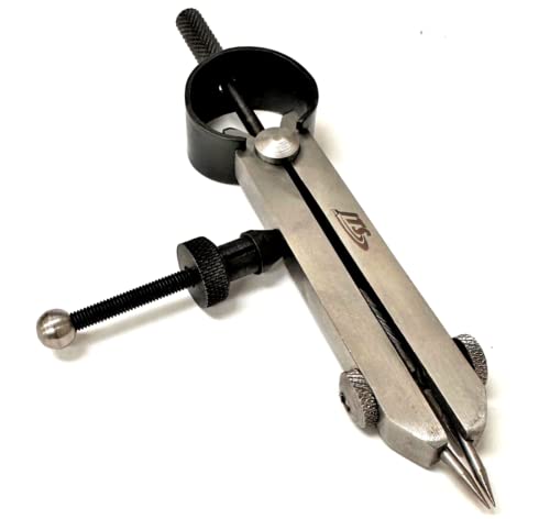 3" Adjustable Divider Precision Scriber and Caliper Sharp Pointed Sharp Point S.S. by JTS