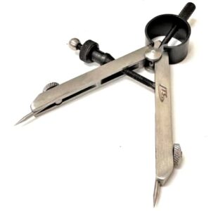 3" Adjustable Divider Precision Scriber and Caliper Sharp Pointed Sharp Point S.S. by JTS