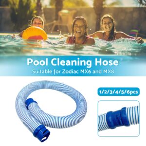 ALINREDBX 3 Pack 39 Inch Pool Vacuum Hose Compatible with Zodiac X7 T3 T5 Mx6 Mx8 Pool Cleaner, Twist Lock Hoses Replacement