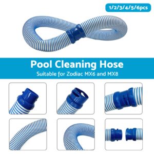 ALINREDBX 3 Pack 39 Inch Pool Vacuum Hose Compatible with Zodiac X7 T3 T5 Mx6 Mx8 Pool Cleaner, Twist Lock Hoses Replacement