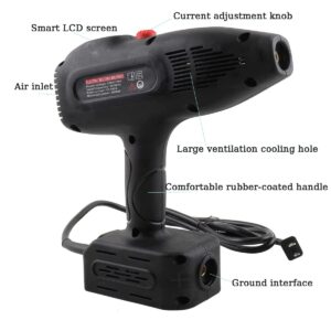 NICCOO Welding Machine Handheld 110V Portable ARC Welder Hand Held Welder 3000W 85Amp Digital Display IGBT Inverter Welding Tool Set Dual-Purpose Household ARC Welder Hand Held Welding Machine Kit