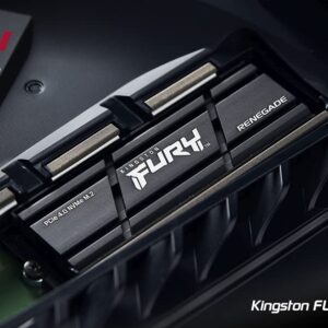 Kingston Fury Renegade 1TB PCIe Gen 4.0 NVMe M.2 Internal Gaming SSD with Heat Sink | PS5 Ready | Up to 7300MB/s | SFYRSK/1000G