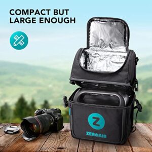 ZEROAIR Portable Power Station Carrying Case for ECOFLOW RIVER SERIES and Jackery E500, Stylish, Waterproof, Dustproof, Ergonomic