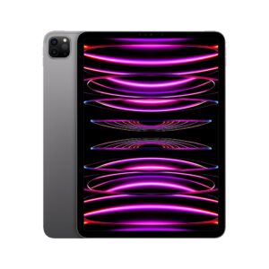 apple ipad pro 11-inch (4th generation): with m2 chip, liquid retina display, 128gb, wi-fi 6e, 12mp front/12mp and 10mp back cameras, face id, all-day battery life – space gray